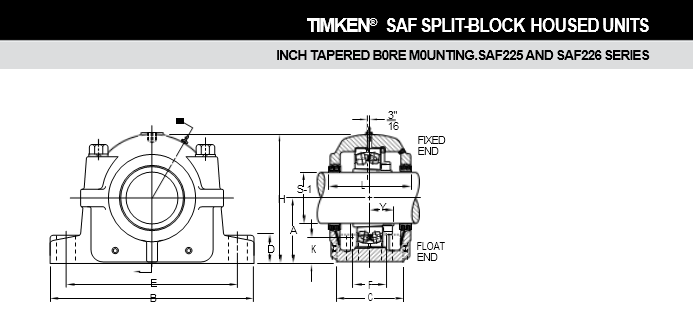 TIMKEN SAF SPLIT-BLOCK HOUSED UNITS SAF22516 - SKF Bearing|NSK Bearing|FAG Bearing-WHCD Bearing ...